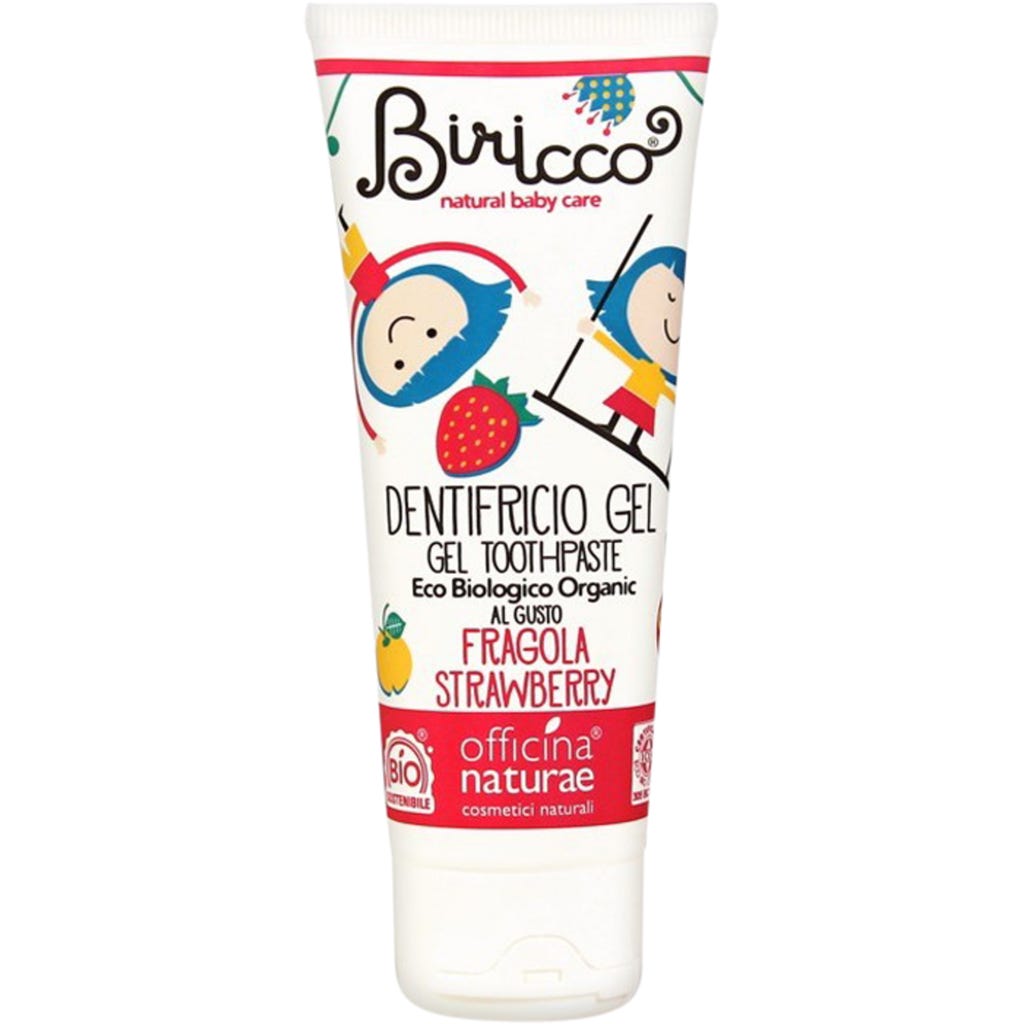 Officina Naturae Strawberry-flavoured Toothpaste for Kids, 75 ml - Ecco ...