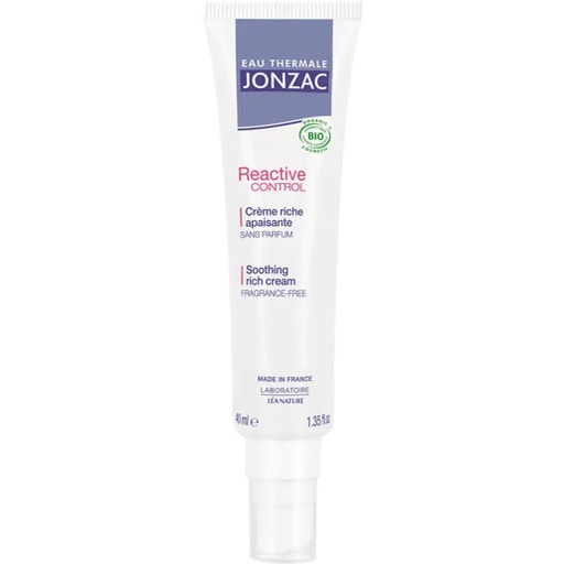 Eau Thermale JONZAC Réactive Control Soothing Rich Cream, 40 ml - Ecco ...