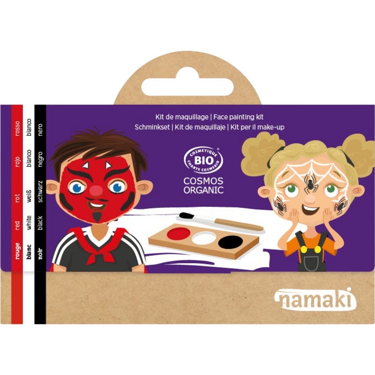 namaki Devil & Spider Face Painting Kit, 1 set - Ecco Verde Online Shop