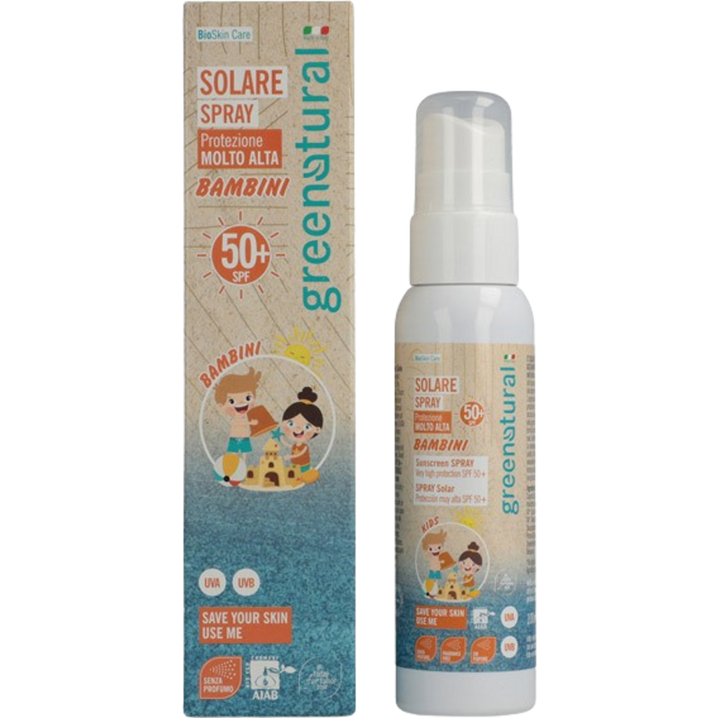 greenatural Kids Sunscreen Spray SPF 50+ - Ecco Verde Online Shop
