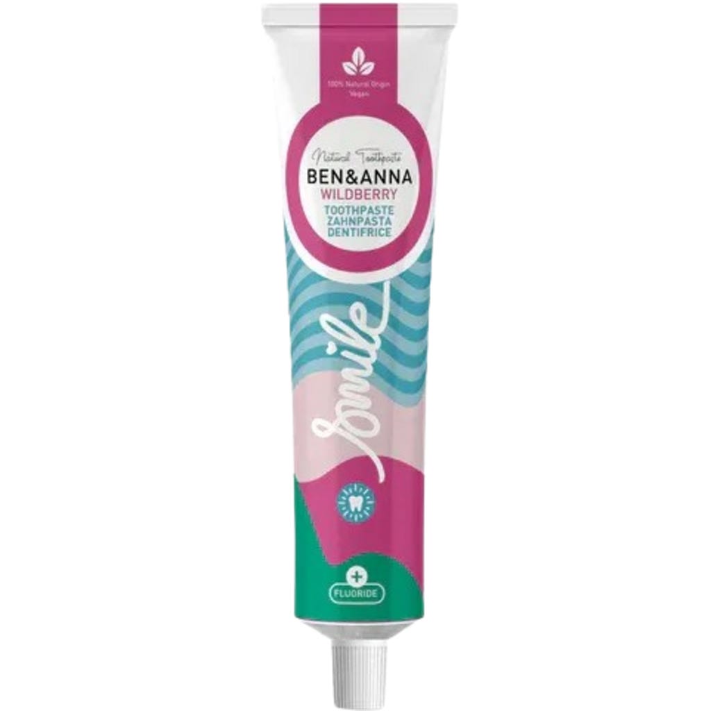 BEN & ANNA Wild Berry Toothpaste, 75 ml - Ecco Verde Online Shop