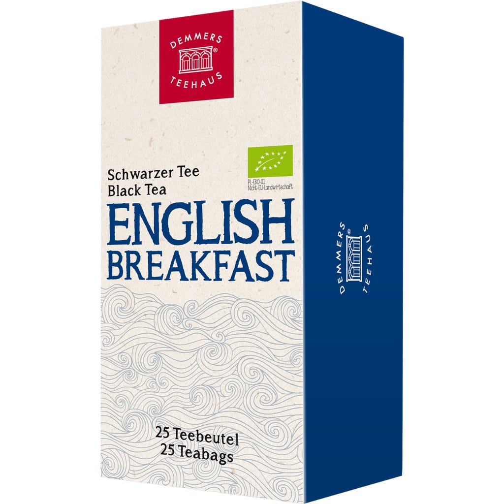 Demmers Teehaus Quick-T Organic English Breakfast Black Tea, 43,75 g ...