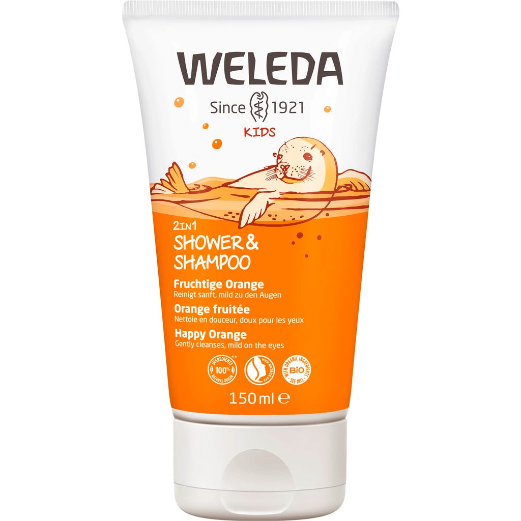 Weleda KIDS 2in1 Ducha y Champú a la Naranja, 150 ml - Ecco Verde ...