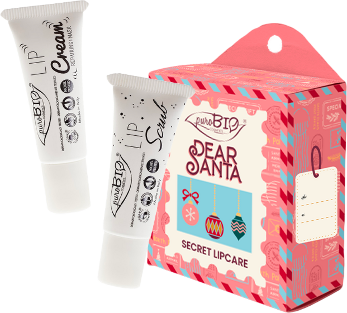 puroBIO Cosmetics Dear Santa Secret Lip Care, 1 set - Ecco-Verde Ireland