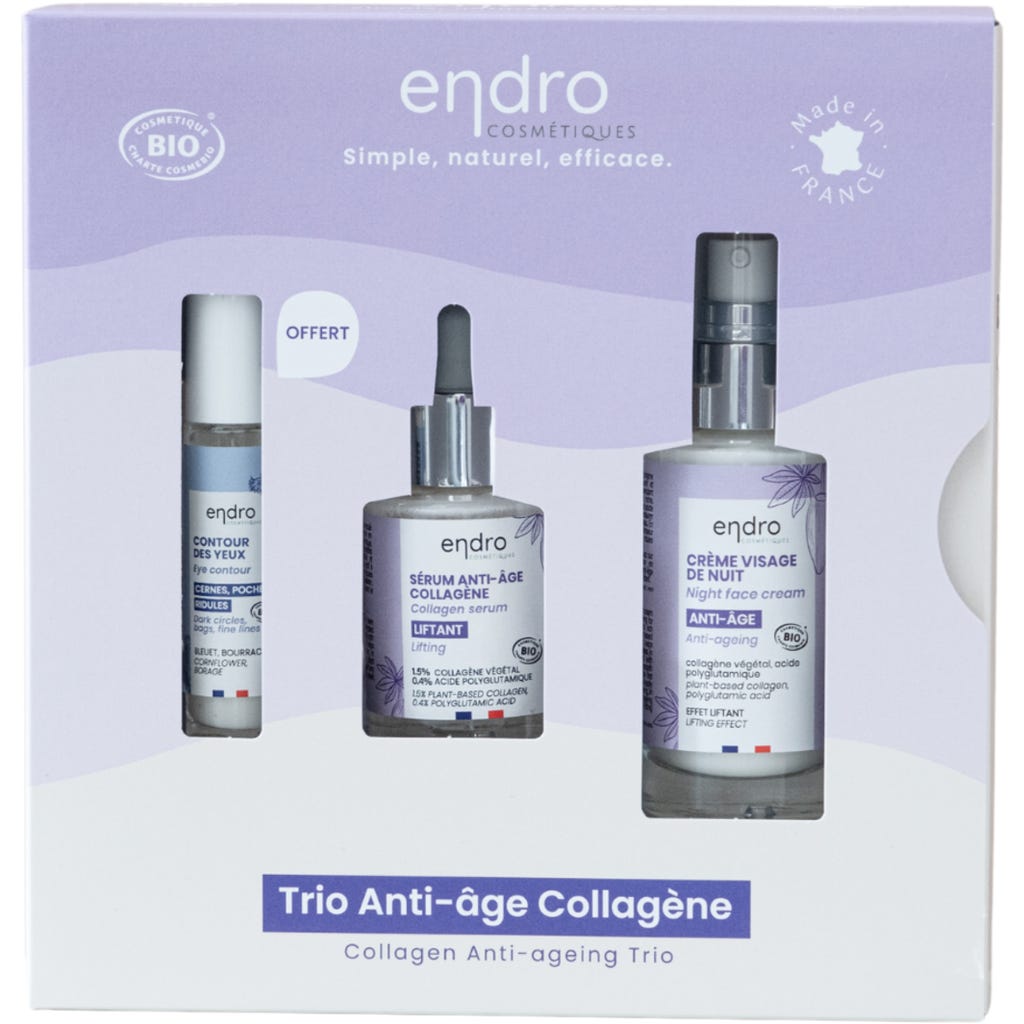 endro cosmétiques Collagen Anti-Ageing Trio, 1 set - Ecco-Verde.se