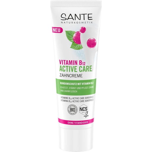 Santé – naturally Dentifrice Active Care à la Vitamine B12, 75 ml ...