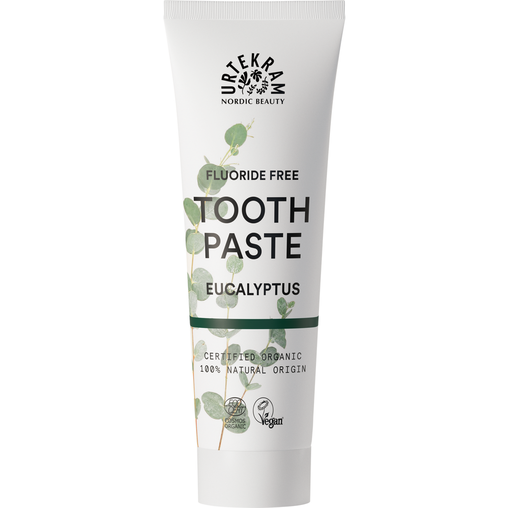 Urtekram Organic Eucalyptus Toothpaste, 75 ml - Ecco Verde Online Shop