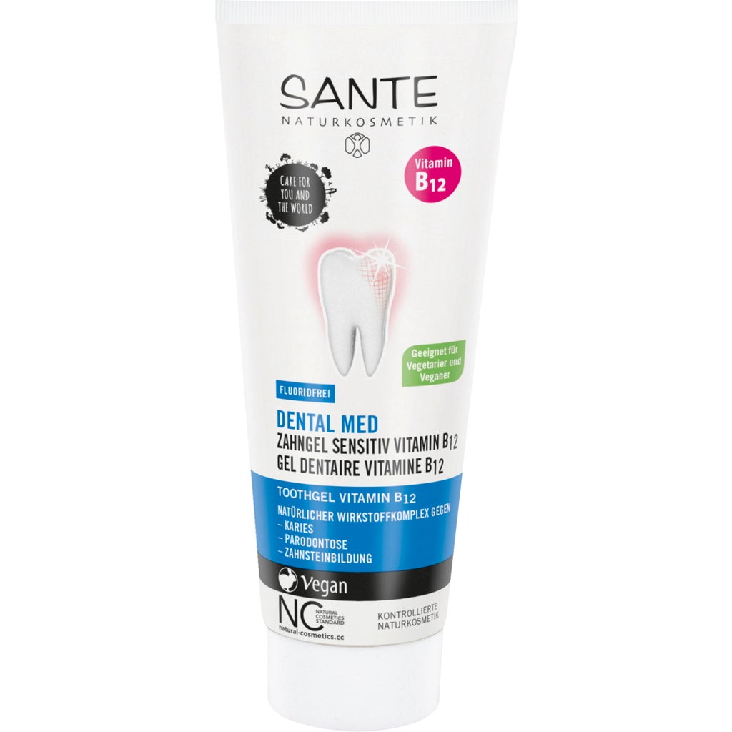 SANTE Naturkosmetik Vitamin B12 Gel Toothpaste, 75 ml - Ecco Verde ...