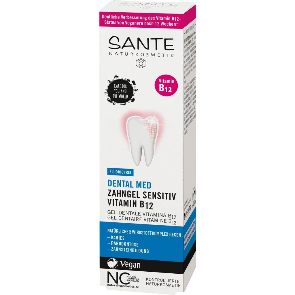 SANTE Naturkosmetik Vitamin B12 Gel Toothpaste, 75 ml - Ecco Verde ...
