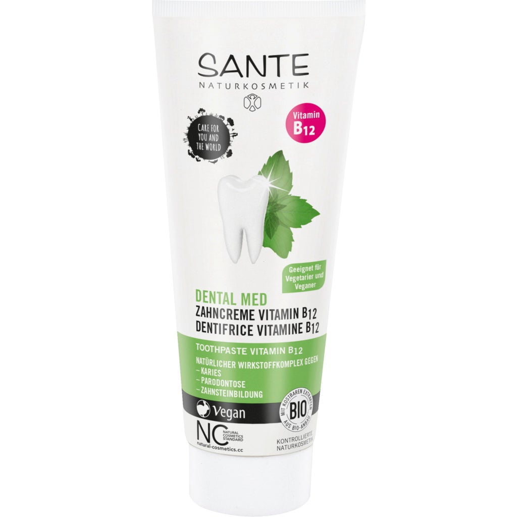 SANTE Naturkosmetik Dental Med Toothpaste Vitamin B12, 75 ml - Ecco ...