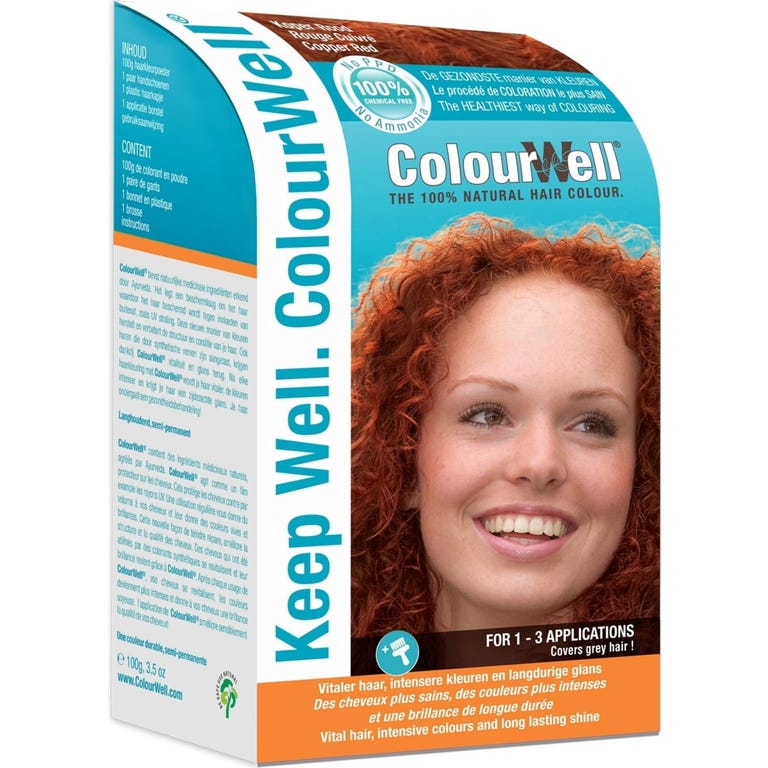 ColourWell Copper Red Hair Colour, 100 g - Ecco Verde Online Shop