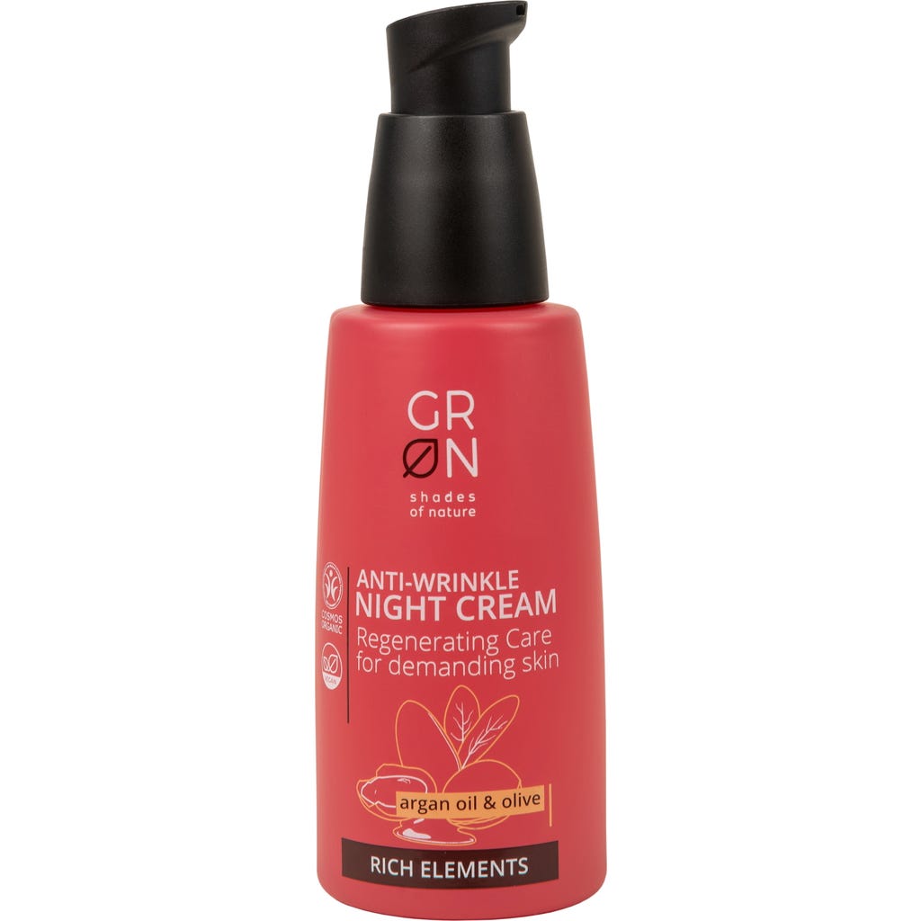 GRN [GREEN] Argan Oil & Olive Night Cream, 50 ml - Ecco Verde Online Shop