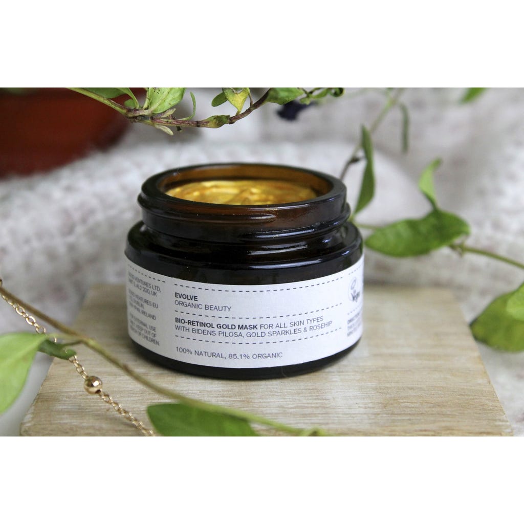 Evolve Organic Beauty Bio-Retinol Gold Mask - Ecco Verde Onlineshop