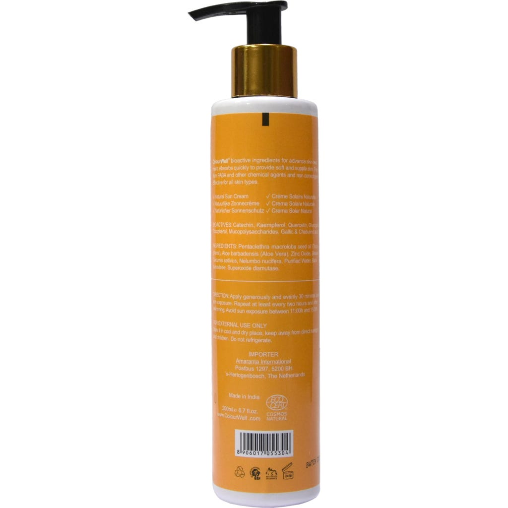 ColourWell Crème Solaire SPF 30, 200 ml - Boutique en ligne Ecco Verde