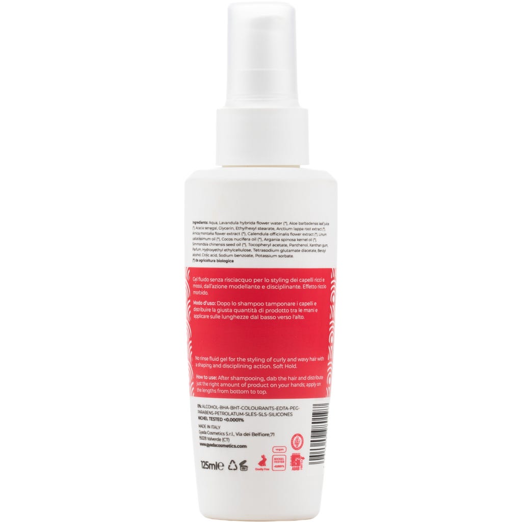 GYADA Cosmetics Gél na modelovanie nádherných kučier, 125 ml - Ecco Verde