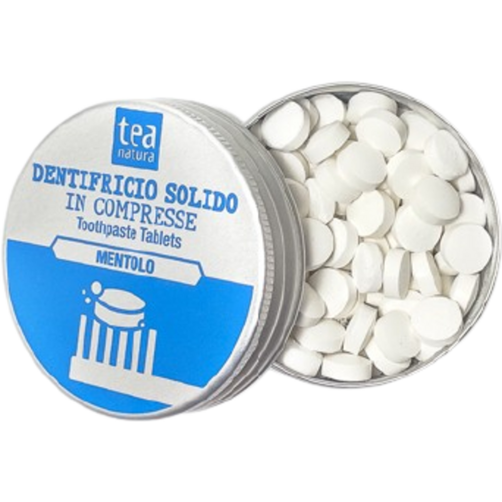 TEA Natura Menthol Toothpaste Tablets, 120 Pcs - Ecco Verde Online Shop