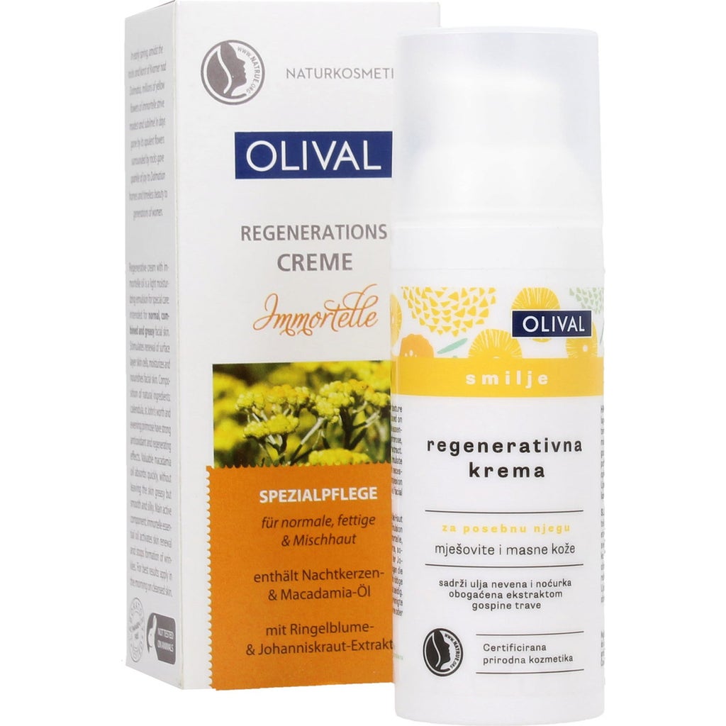 OLIVAL Immortelle Regenerative Special Care Cream, 50 ml - Ecco-Verde ...