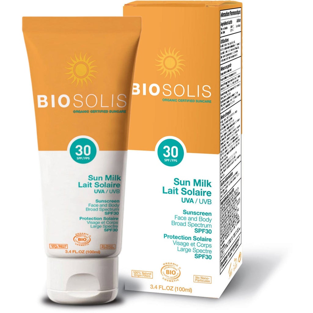 Biosolis Sun Milk SPF 30 for Body & Face - Ecco Verde Online Shop
