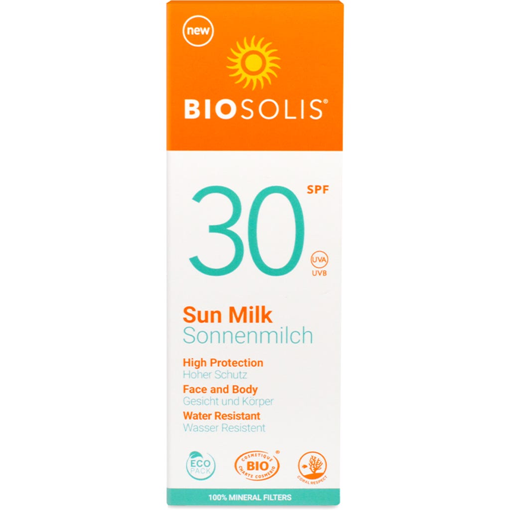 Biosolis Sun Milk SPF 30, 100 ml - Ecco Verde Online Shop