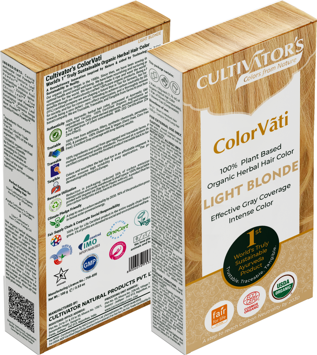 CULTIVATOR'S ColorVãti Био билкова боя за коса - 02 Светло руса - Ecco ...