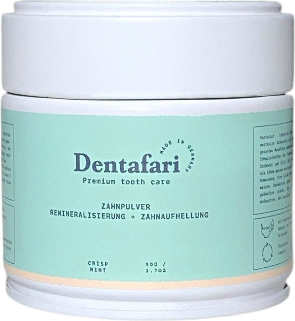 Dentafari Dentifricio in Polvere - Crisp Mint - Ecco Verde Italia