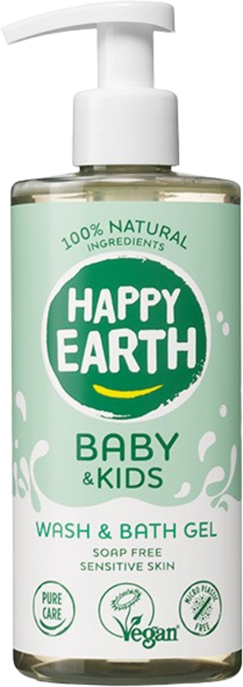 Happy Earth Baby & Kids Wash & Bath Gel, 300 ml - Ecco Verde sklep ...