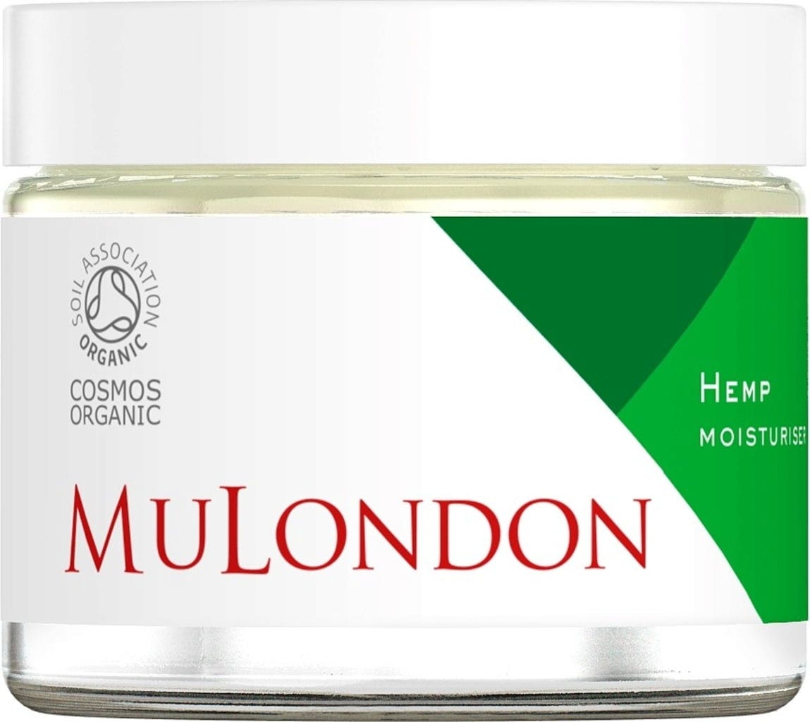 MuLondon Organic Hemp Moisturiser, 60 ml - Ecco Verde Onlineshop